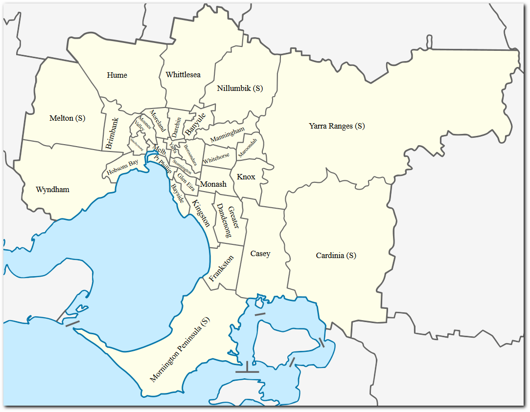 Definition of Metropolitan Melbourne for Statement of Information